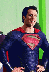 Henry Cavill As Superman Pointing At You GIF | GIFDB.com