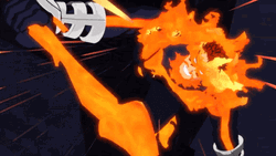 Hero Academia Endeavor Fiery Lit Spear GIF | GIFDB.com