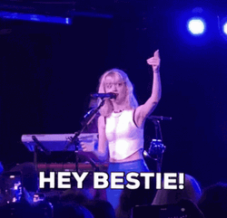 Hey Bestie On Stage GIF | GIFDB.com