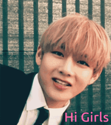 Hi Meme Bts V Winking GIF | GIFDB.com