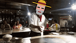 Hibachi Chef Extreme Performance GIF | GIFDB.com
