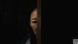 Hiding Meme Sandra Oh Peeking GIF | GIFDB.com
