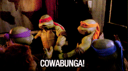 High Five Teenage Mutant Ninja Turtles GIF | GIFDB.com