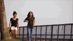 Hilarious Funny Running Girl Prank GIF | GIFDB.com