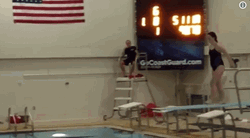 Hilarious Spring Board Triple Lindy Dive Fail GIF | GIFDB.com
