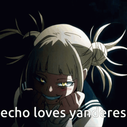 Himiko Toga Cute Giggles Face GIF | GIFDB.com