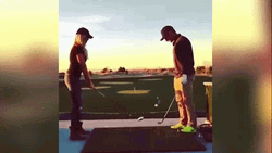Hitting Moving Golf Ball GIF | GIFDB.com