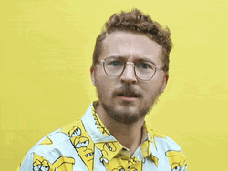 Hmph Guy Wearing Simpsons Shirt GIF | GIFDB.com