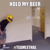 Hold My Beer Funny Stunt Fail GIF | GIFDB.com