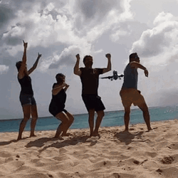 Holiday Party Beach Dance GIF | GIFDB.com