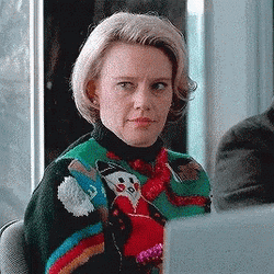 Holiday Party Wink Lady GIF | GIFDB.com