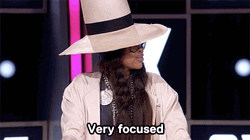 Hollywood Squares Girl Player Very Focused GIF | GIFDB.com