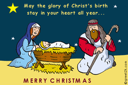 Holy Family In Religious Christmas GIF | GIFDB.com