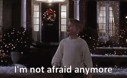 Home Alone Kevin I'm Not Afraid Anymore GIF | GIFDB.com
