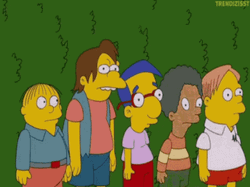 Homer Bushes Kids Disappearing The Simpsons GIF | GIFDB.com