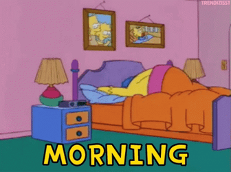 Chubby Homer Simpson Good Morning GIF | GIFDB.com
