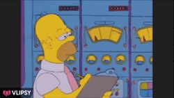 Homer Simpson Checking The Checklist GIF | GIFDB.com