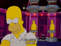 Homer Simpson Doh Failed Human Vacuum Experiment GIF | GIFDB.com