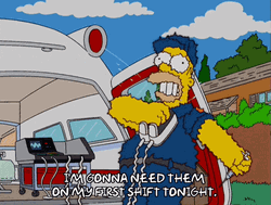 Homer Simpson Paramedic Ambulance GIF | GIFDB.com