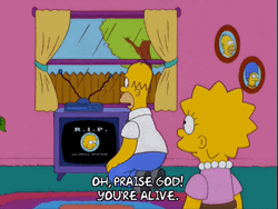Homer Simpson Praise God GIF | GIFDB.com