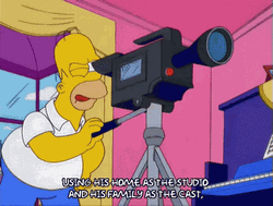 Homer Simpson Video Making GIF | GIFDB.com