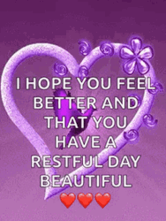 Hope You Feel Better Have A Restful Day GIF | GIFDB.com