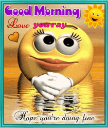 Hope You're Doing Fine Good Morning Emoji GIF | GIFDB.com