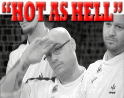 Hot As Hell Bald Man Sweating GIF | GIFDB.com