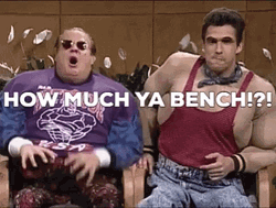 How Much Ya Bench Press GIF | GIFDB.com