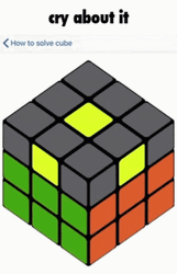 How To Solve Rubik's Cube Cry About It GIF | GIFDB.com
