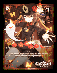 Hu Tao Card GIF | GIFDB.com