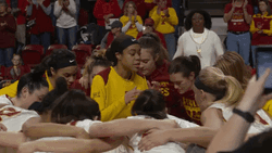 Huddle Girl Team GIF | GIFDB.com