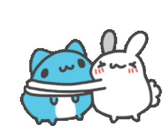 Hug Cute Sticker GIF | GIFDB.com