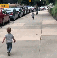 Hugging Kids Running GIF | GIFDB.com