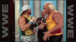 Hulk Hogan Randy Savage Brother Love GIF | GIFDB.com