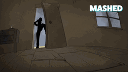 Human Shadow Ambush Doors GIF | GIFDB.com