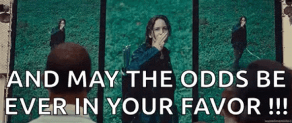 Hunger Games Katniss Averdeen Good Luck GIF | GIFDB.com