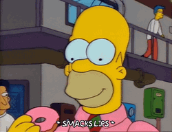 Homer Simpson Binge Eating Donut What The Hmm GIF | GIFDB.com
