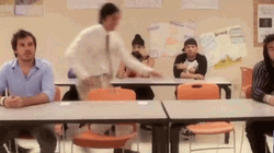 Hurrying Inside The Classroom GIF | GIFDB.com