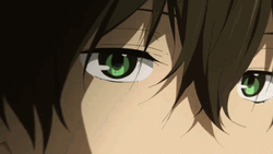 Hyouka Hotaro Oreki Serious Eyes GIF | GIFDB.com