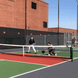 Hyper Pickleball Player Intercept Fail GIF | GIFDB.com