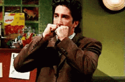 Ross Geller Hyperventilating GIF | GIFDB.com