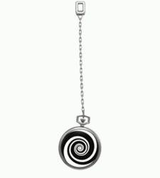Hypnotic Spiral Black And White Pendulum Sway GIF | GIFDB.com