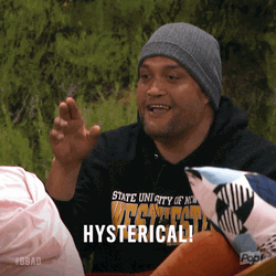 Hysterical Laughing Big Brother Steve GIF | GIFDB.com