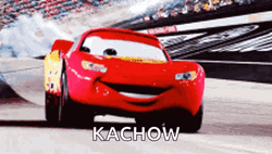 I Am Speed Lightning Mc Queen Kachow GIF | GIFDB.com