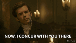 I Concur Luke Newton Bridgerton GIF | GIFDB.com
