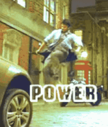 I Got The Power Stomping A Car GIF | GIFDB.com