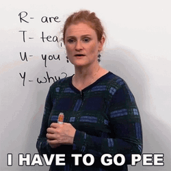 I Gotta Pee Ronnie English Teacher GIF | GIFDB.com