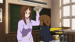 I Like Money Slap Anime K On GIF | GIFDB.com