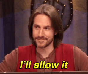 Matthew Mercer I'll Allow It GIF | GIFDB.com